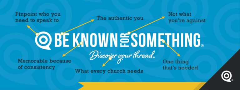 BE KNOWN FOR SOMETHING LOGO - Church Branding | Be Known For Something